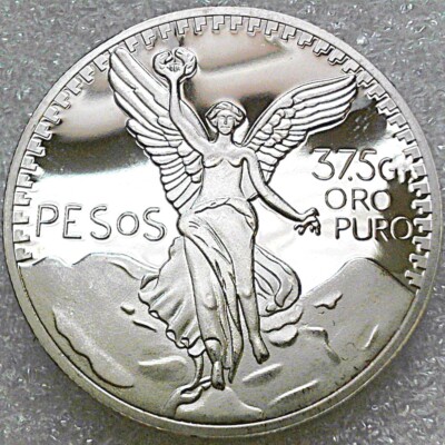 Silver Color Mexican Coin - Centenario Pesos - Exonumia Coin Token | eBay
