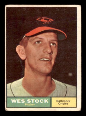 1961 Topps Baseball #26 Wes Stock GD *e2 | eBay