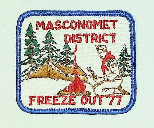 Masconomet District Freeze Out '77 Boy Scout Event Patch | eBay