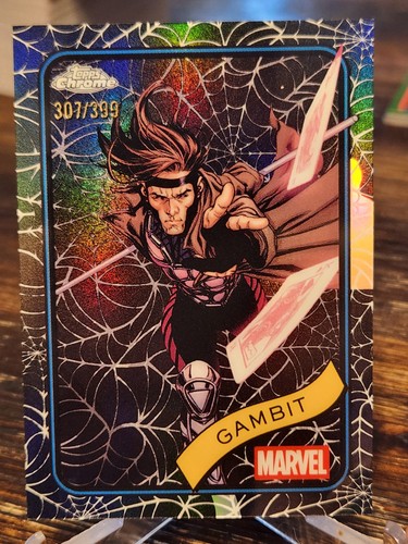 Gambit 2025 Topps Chrome Marvel Spider Web Refractor SP Parallel #307/399 #105 | eBay