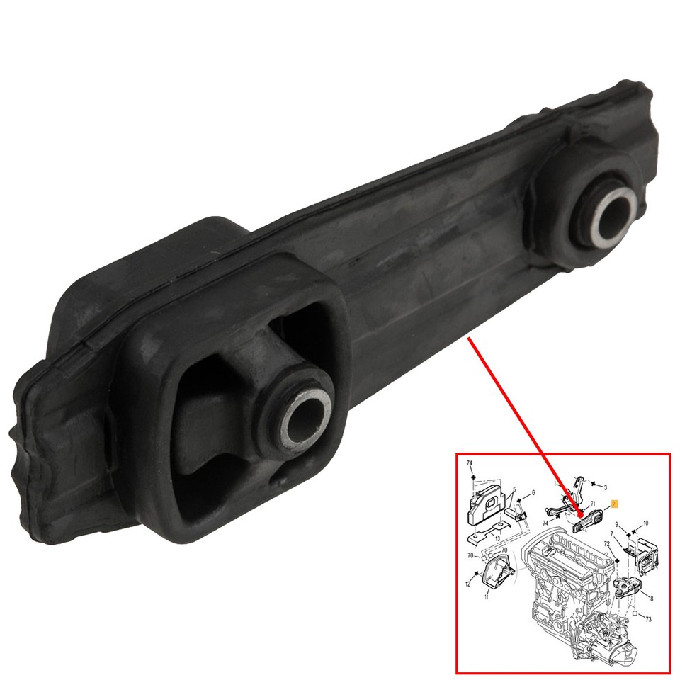 Rear Engine Mounting Bracket For Citroën C2 C3 DS3 - 9802186880 180684 ...