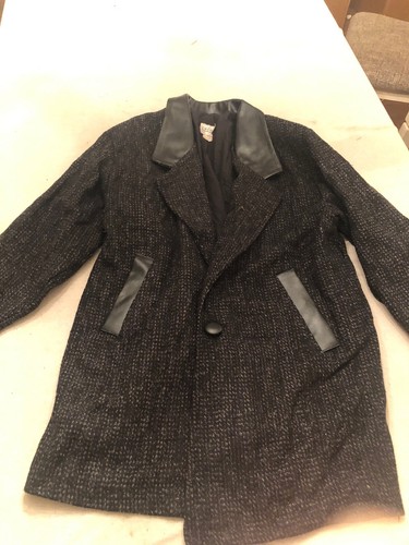 Papa’s Wool Coat Dark Gray Made In USA Size Small | eBay