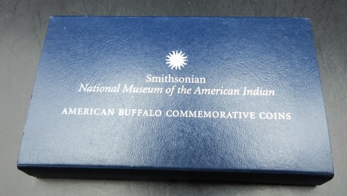 2001 Smithsonian American Buffalo 2-Coin Silver Dollar Set In OGP/COA ...