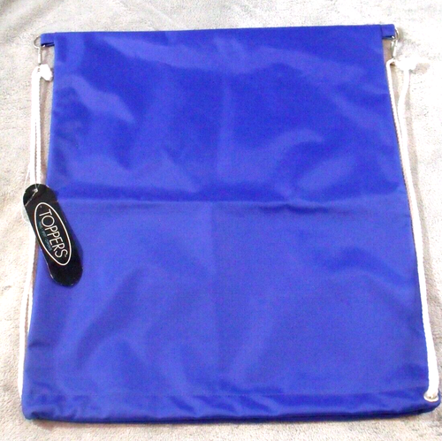 Toppers Blue Shoulder Pack Nylon Waterproof Backpack Unisex 16" X 19.5 ...
