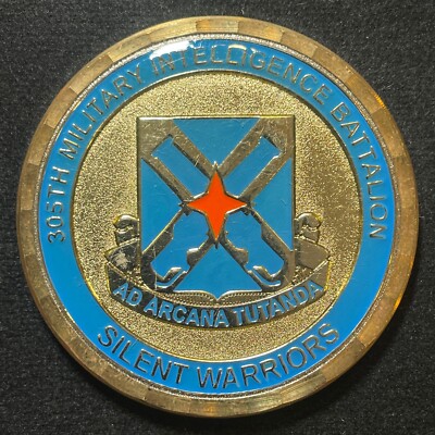 39th Signal Battalion Commander & CSM Serialized Silent Warriors ...