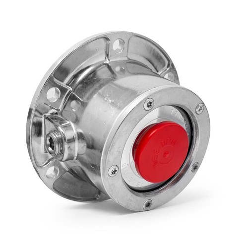 3434024 Polished Aluminum Hub Cap w/ Side Fill Plug (Replaces Stemco ...