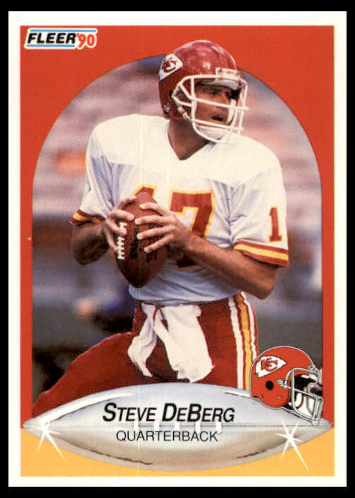 1990 Fleer #199 Steve DeBerg Kansas City Chiefs | eBay