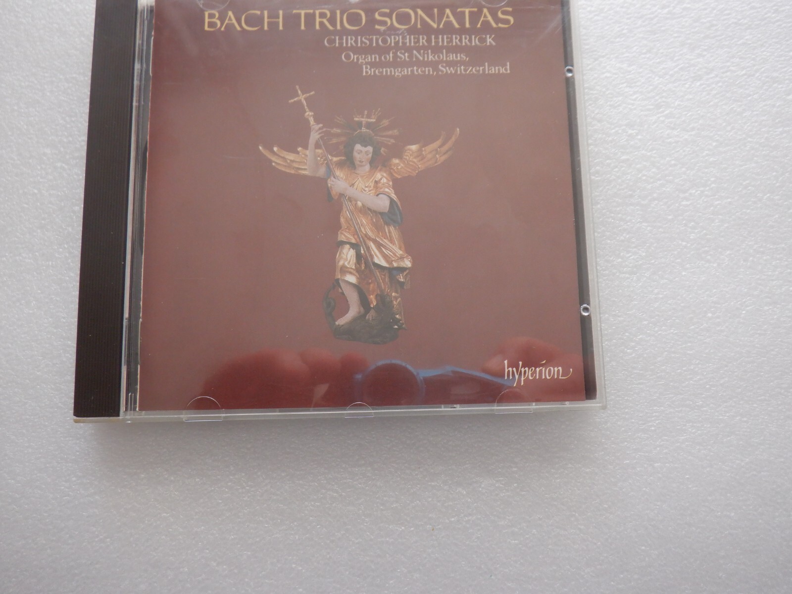 Bach: Trio Sonatas; Christopher Herrick; NEAR MINT CD/ SCUFFED CASE ...