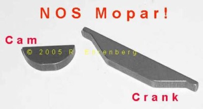 MOPAR OEM SmallBlock Cam Crank Key Set Plymouth Dodge Satellite Dart ...