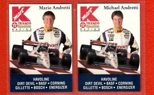 1992 Kmart Indy Racing Michael Andretti & Mario Andretti (2) | eBay
