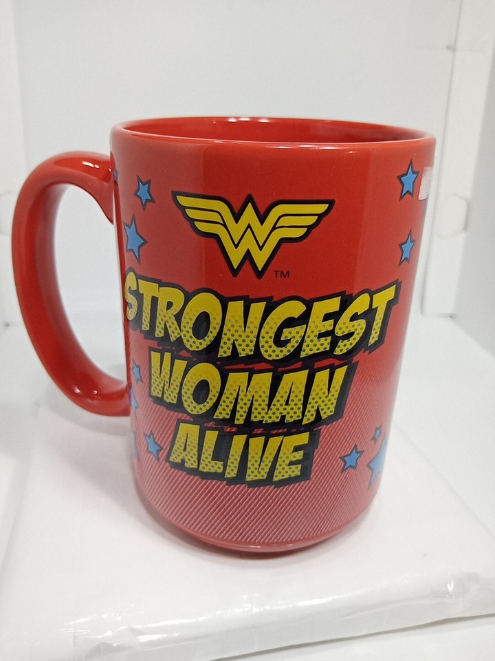 WONDER WOMAN MUG. WONDER WOMAN COFFEE MUG. DC COMICS DECO MUG. B338 | eBay