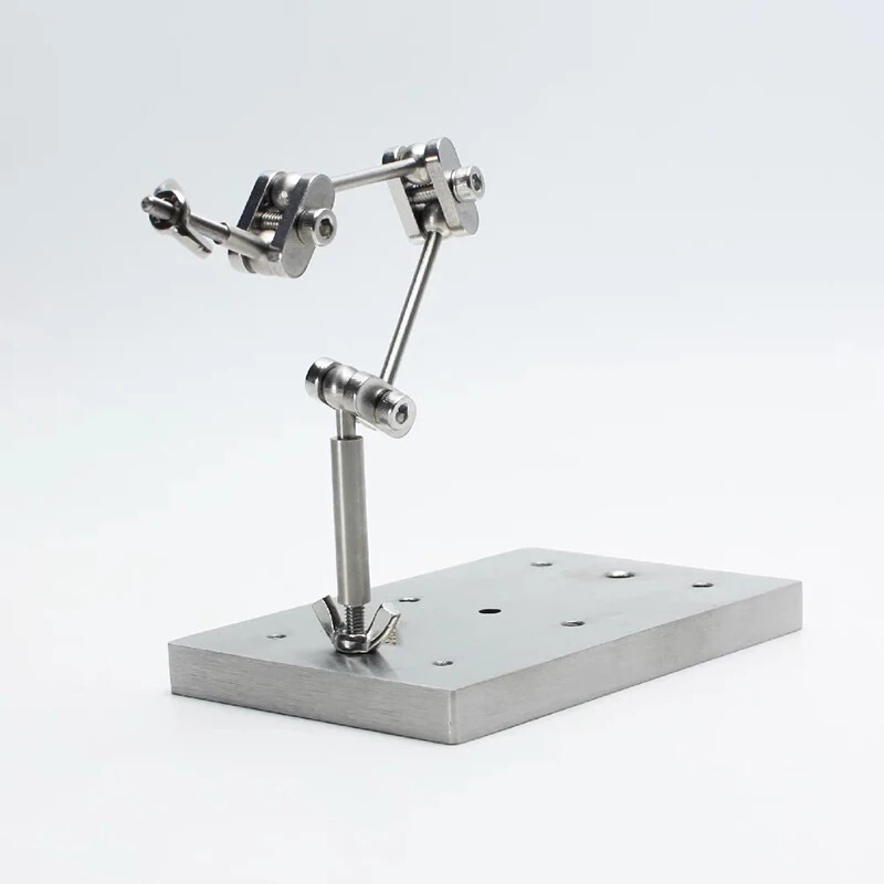 RIG-200 Medium Stainless Steel Universal Adjustable Stand Upgraded Stop ...
