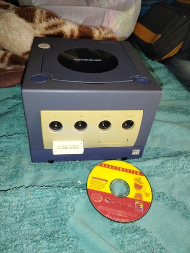 Nintendo GameCube DOL-001 Gaming System BLUE Console ONLY(TESTED) W ...