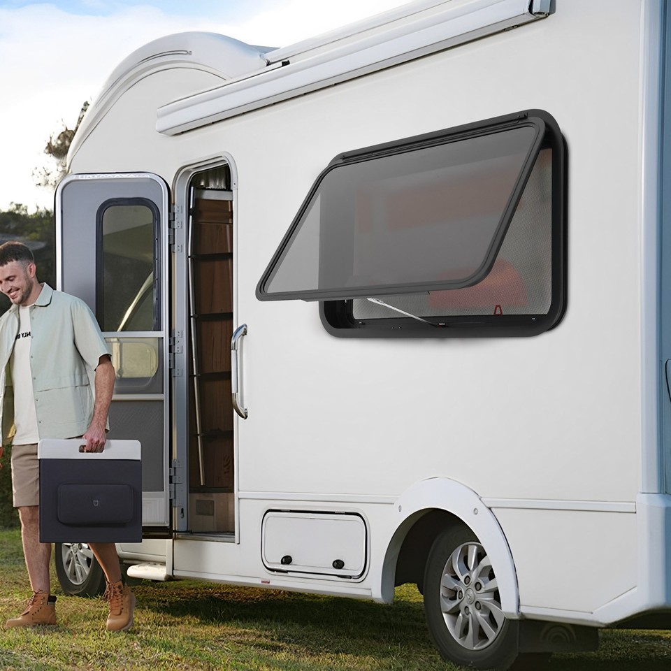 RV Exit Window 36x22" Emergency Push Out Window Aluminum Frame Tempered ...
