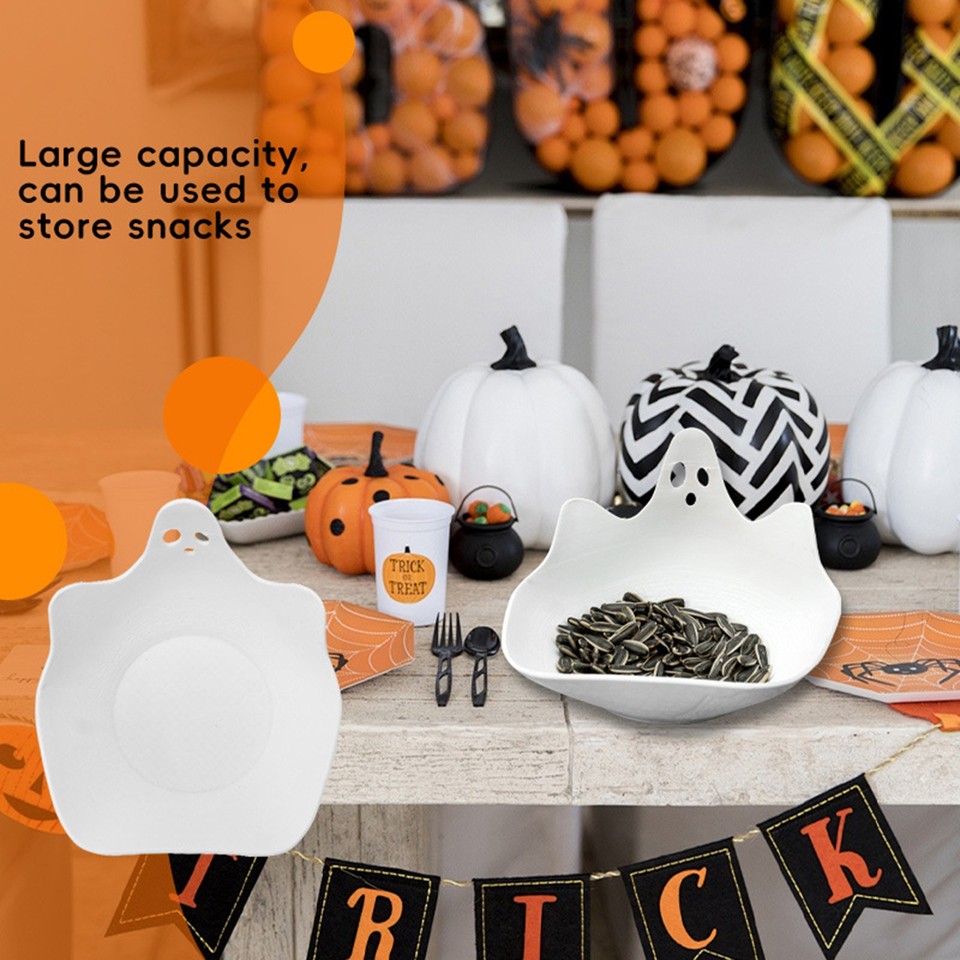 Halloween Ghost Plates Halloween Ghost Serving Platter Tableware | eBay