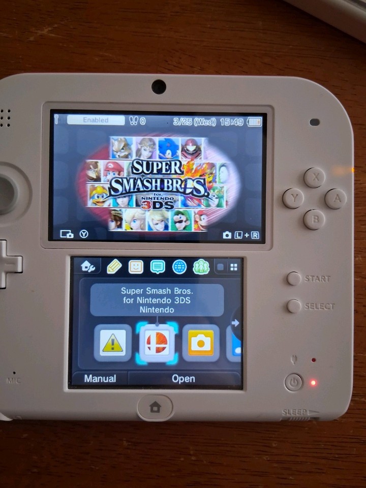 Nintendo 2ds New Super Mario Bros. 2 Red And White With Box And Game ...