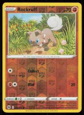Rockruff Reverse Holo Pokemon TCG Card 029/073 | eBay