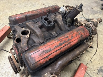 Chevrolet 265 ENGINE & Power Glide 3703524 Corvette Belair 1955 - Dated ...