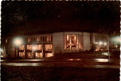 Wooster, Ohio campus, Lowry Center, hub, student snack bar, Postcard | eBay