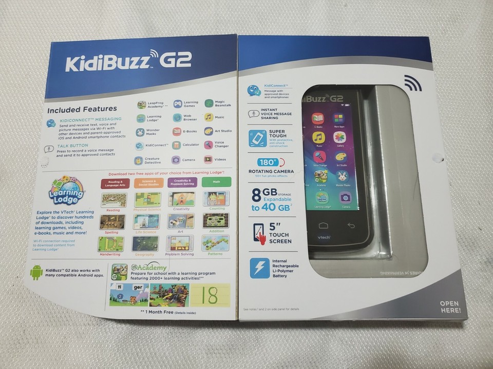 VTech Kidibuzz G2 Smart Device for Kids G9 3417761866009| eBay