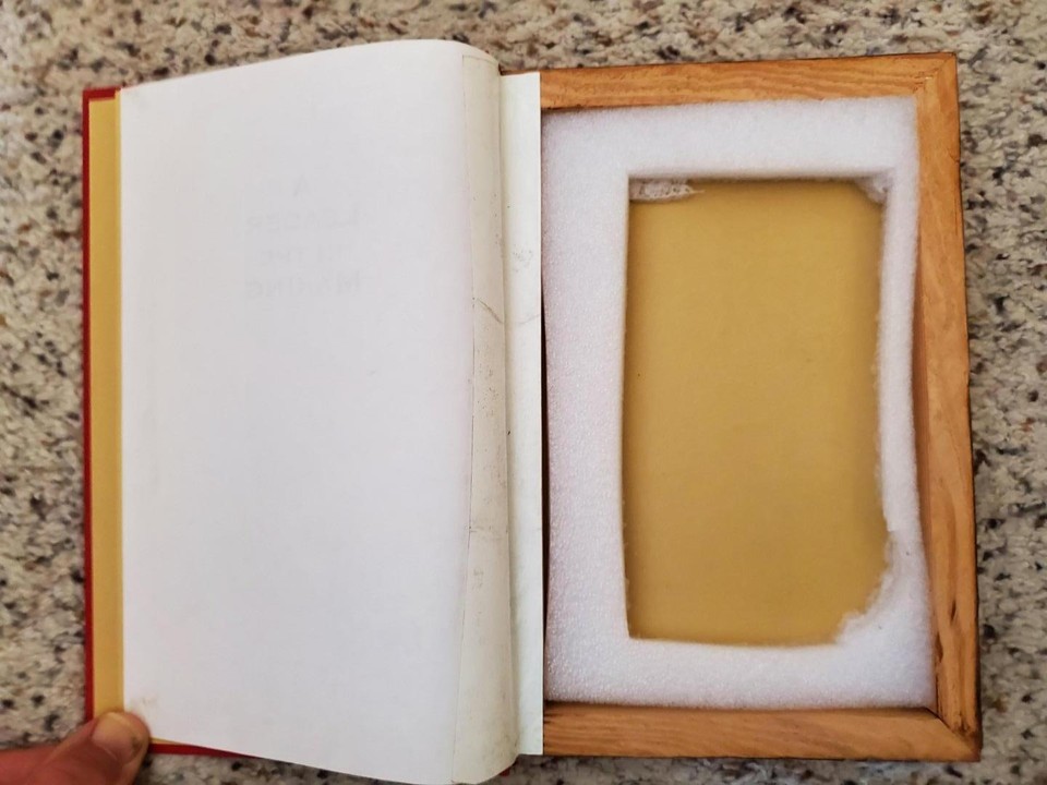 Attractive SECRET COMPARTMENT BOOK--Stash Secret Notes, Valuables, Etc ...