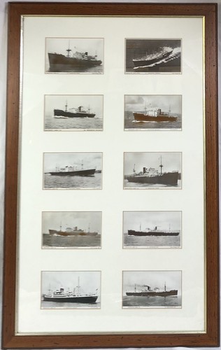 Vintage Manchester Liners Ltd, Ship Postcard Collection, Mounted ...
