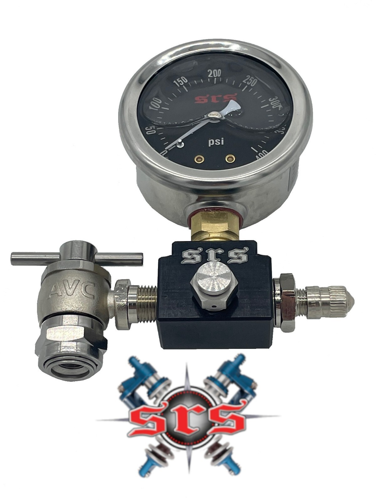 400# Nitrogen Shock Fill Tool No-Loss Chuck Bleed Valve Air FOX KING ...