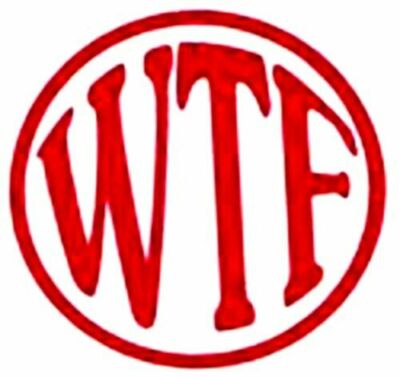 WTF STICKER HELMET HARD HAT LAPTOP TOOLBOX STICKER / DECAL | eBay