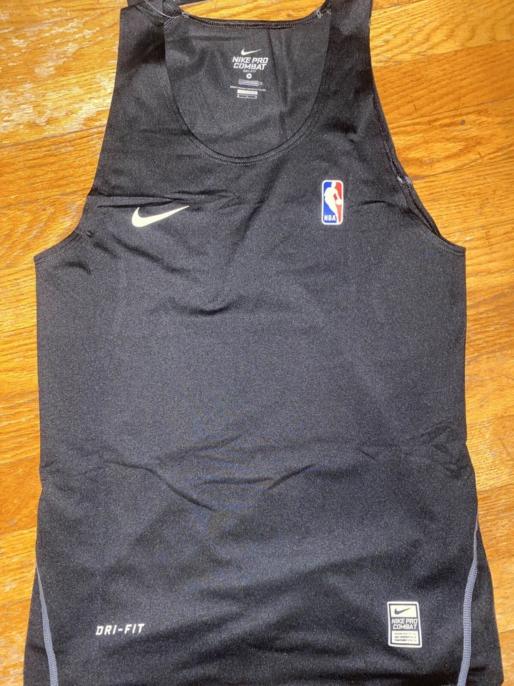 Nike Pro NBA Player Compression Tank Top Black Medium SIZE FAST ...