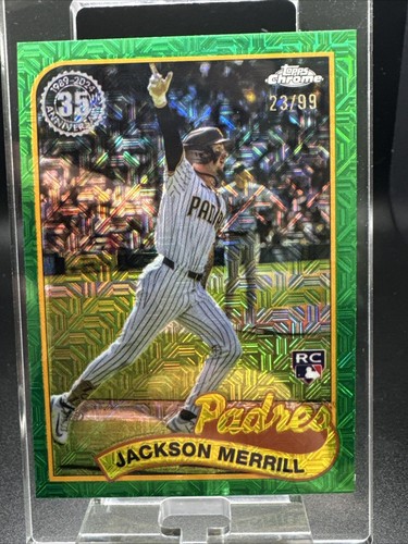 Jackson Merrill 2024 Topps Update '89 Topps Silver Pack #T89CU79 Green ...