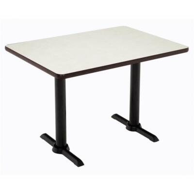Pemberly Row 30" x 60" Conference Table - Linen - Black T Base ...