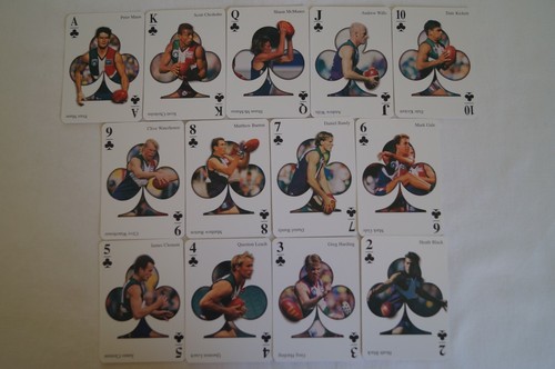 Fremantle Dockers AFL Playing Cards Clubs Team Set of 13 big BIG NAMES ...