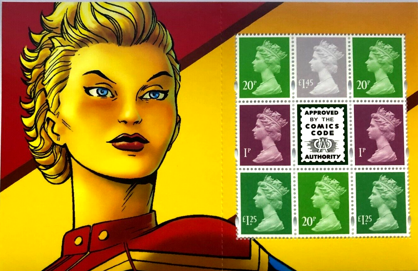 GB 2019 MARVEL Prestige Stamp Booklet Pane 5 ex.DY29, M18L/M IL, MNH ...