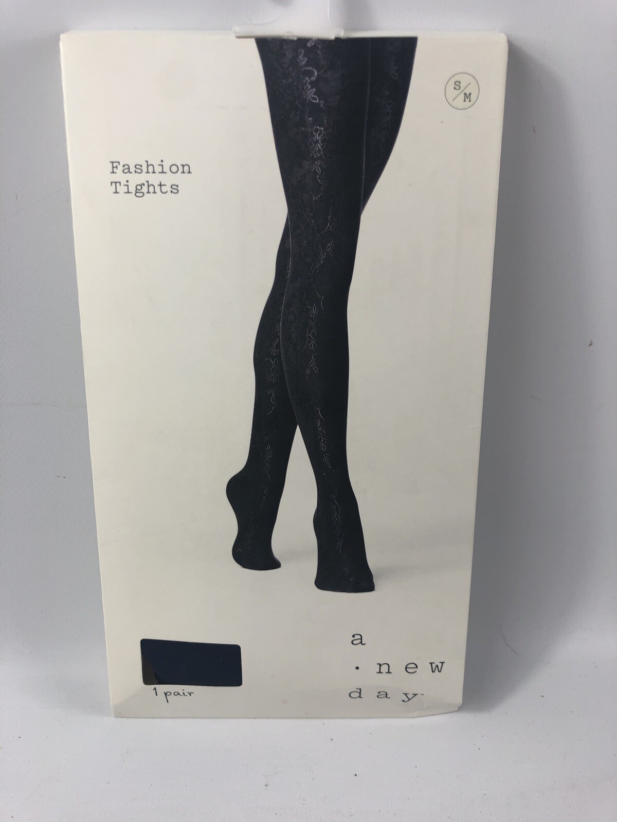 A New Day Womens Fashion Tights Color Ebony Hosiery Stockings S M B3