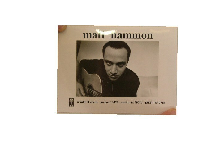 Matt Hammon Press Kit Photo | eBay