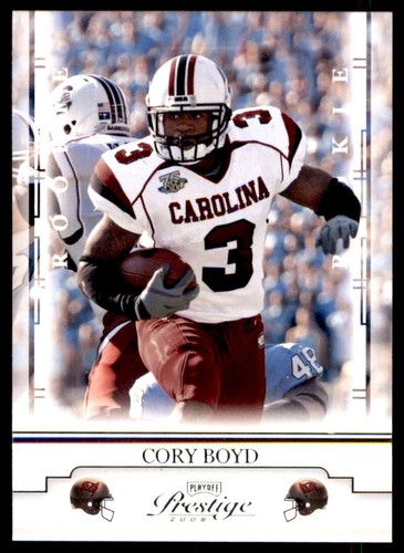 Cory Boyd 2008 Playoff Prestige Card# 118 RC | eBay