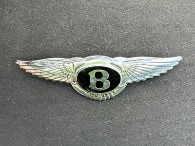 Bentley Flying B Automobile Motor Car Enamel Bonnet Boot Badge Emblem ...