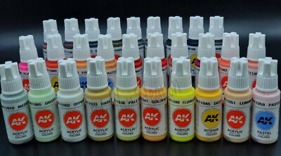 AK Interactive 3rd Gen Generation 3G Acrylic Paints Full Range | eBay