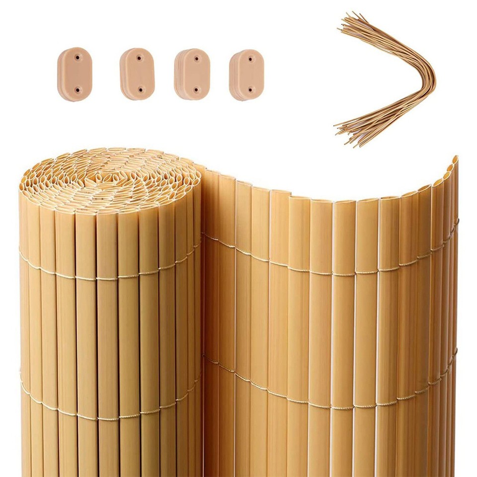 PVC Bamboo Fencing Garden Screening SunShade Border Fence Balcony ...