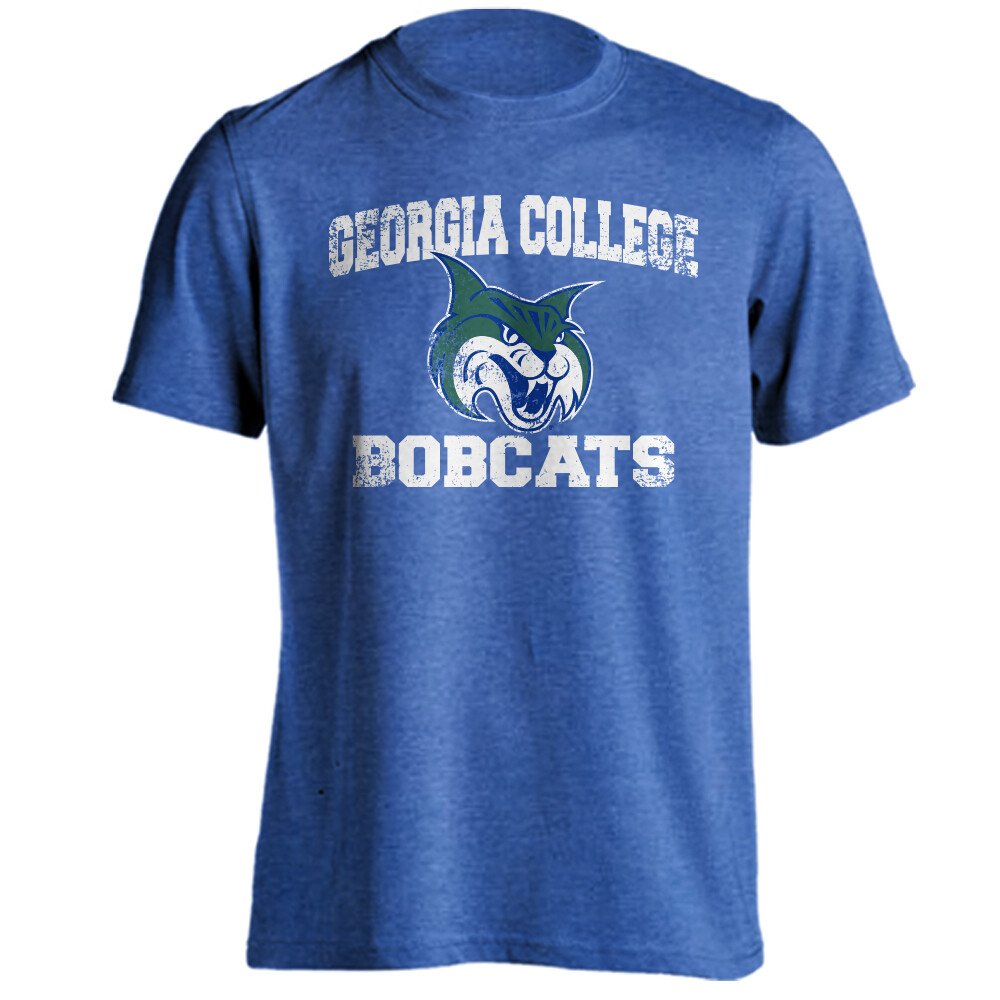 Georgia College and State University GCSU Bobcats Distressed Retro Logo ...