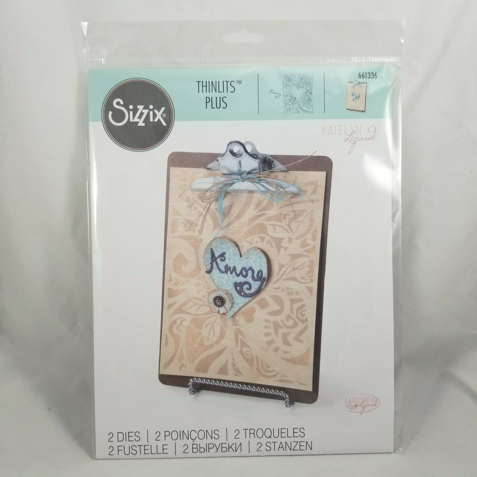Sizzix Thinlits Plus 661336 Katelyn Lizardi Metal Die 2 Pieces 630454229025| eBay