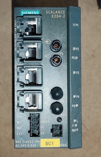 SIEMENS SIMATIC X204-2 SCALANCE 6GK5204-2BB10-2AA3 - 6GK5 204-2BB10 ...