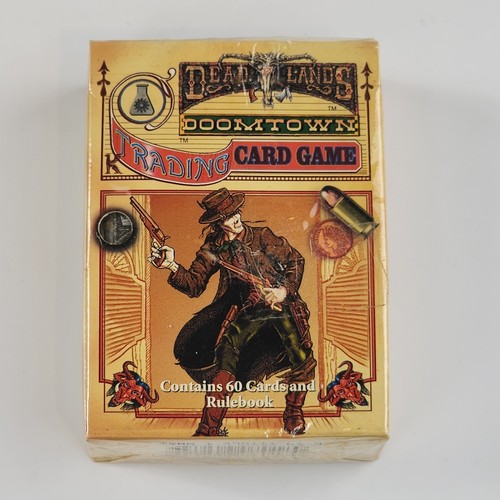 Vtg Deadlands Doomtown TCG Starter Deck Collegium 60 Cards New Sealed ...
