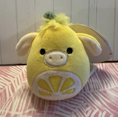 NWT 3.5” Squishmallows Clement Lemon Donkey Plush Yellow White | eBay