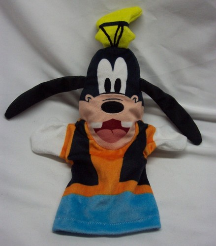 Walt Disney NICE CLASSIC GOOFY 10" HAND PUPPET Plush STUFFED ANIMAL Toy ...