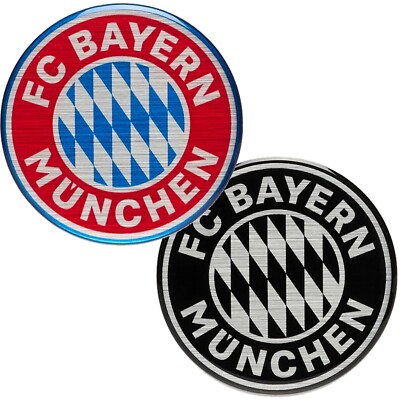 Aufkleber 3D FC Bayern München Logo Kunstharz Sticker Autoaufkleber ...