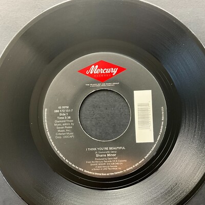 Shane Minor, I Think You're Beautiful / A Girl Like That, 7" 45rpm ...