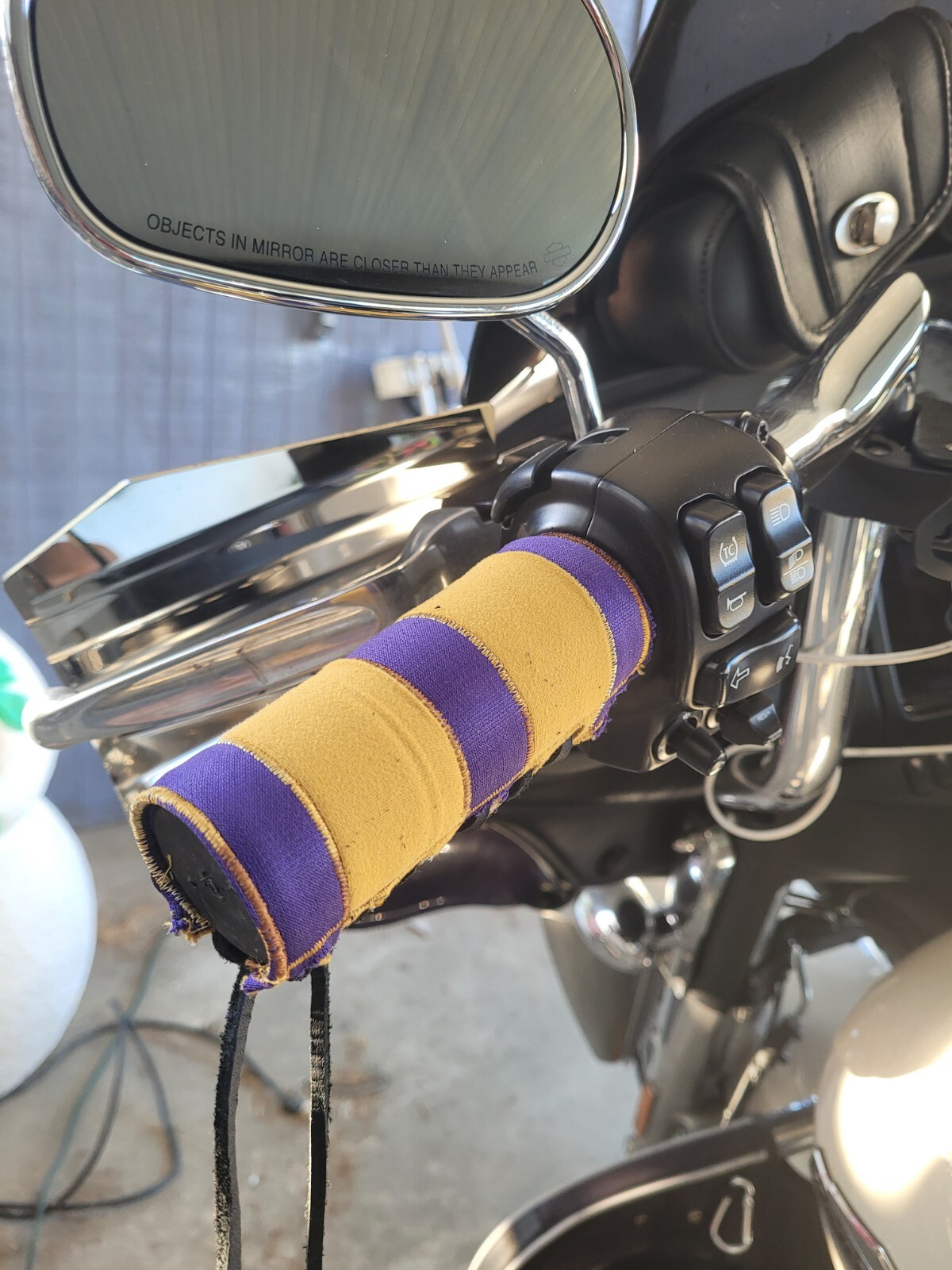motorcycle hand grip covers | eBay