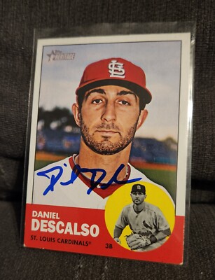 Daniel Descalso Autograph Signed 2012 Topps Heritage St. Louis ...