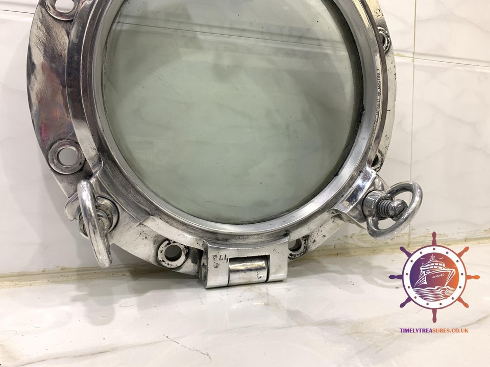 Authentic Old Vintage Nautical Marine Ship Porthole Aluminum Window ...